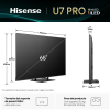 Smart TV MiniLED 65" (165,1 cm) Hisense 65U7Q PRO, 4K UHD, 165 Hz ...