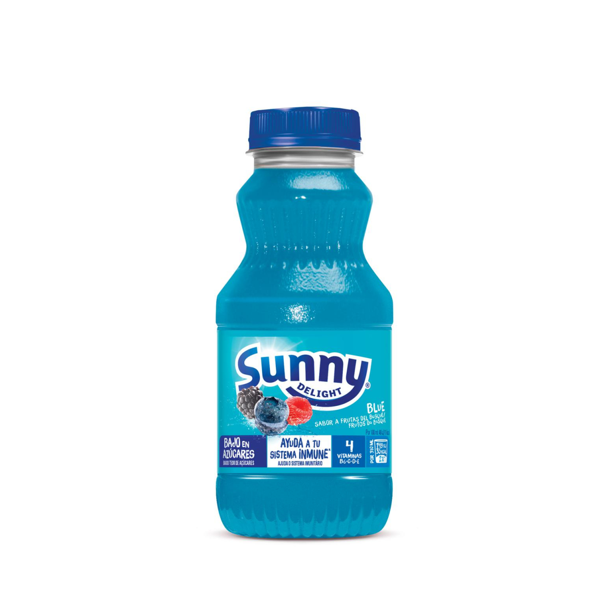 Zumo de frutos del bosque Sunny Delight Blue botella 31 cl.