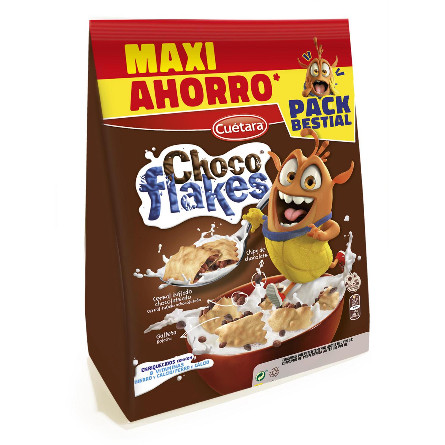Galletas Choco Flakes Cuétara 700 g. en Ahorramercado.com