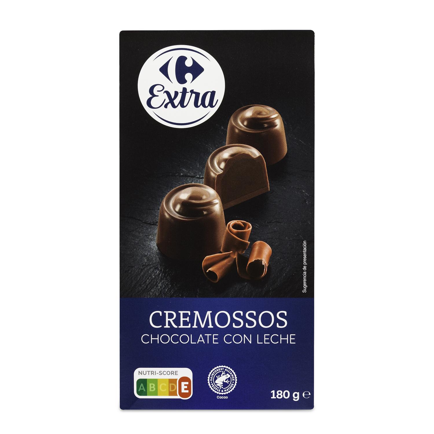 Bombones de chocolate con leche Cremossos Carrefour Extra 180 g. en ...