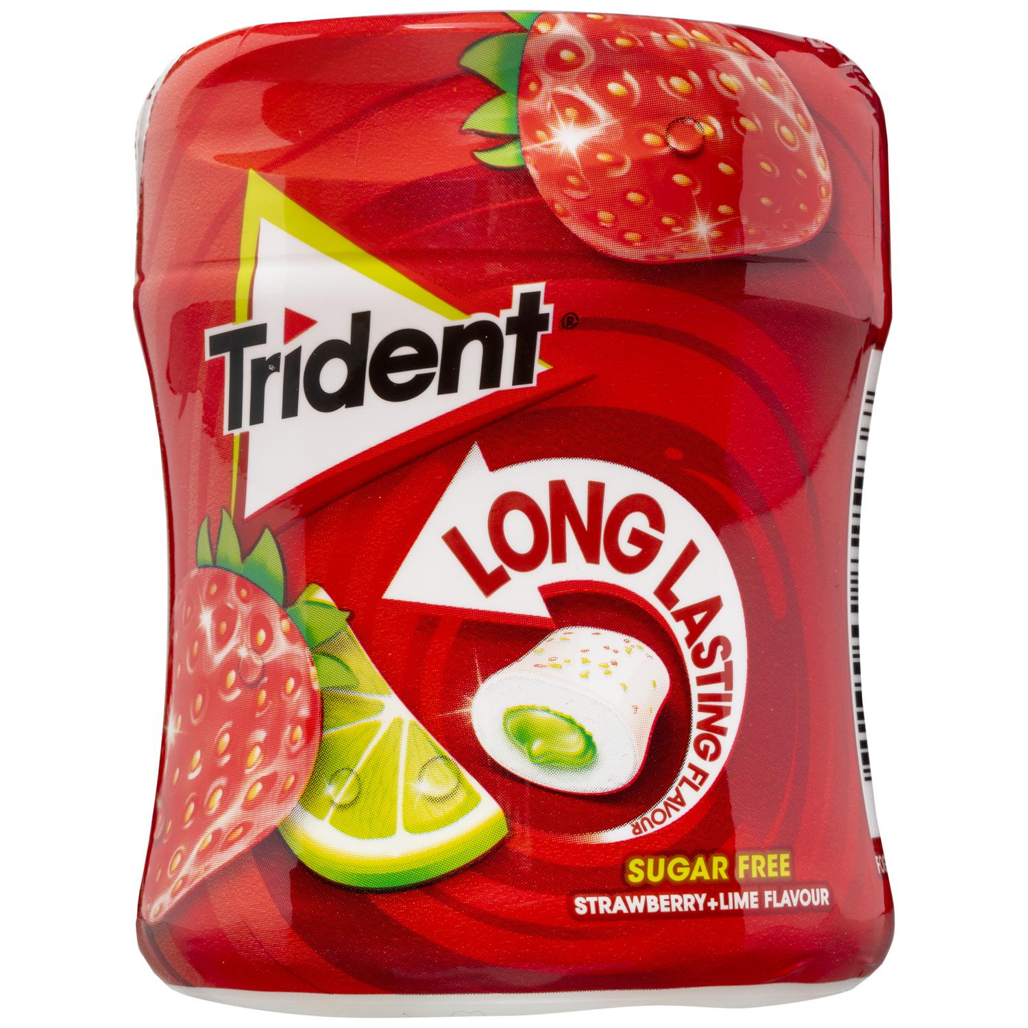 Chicles sabor fresa y lima Trident sin azúcar 62,2 g. en Ahorramercado.com