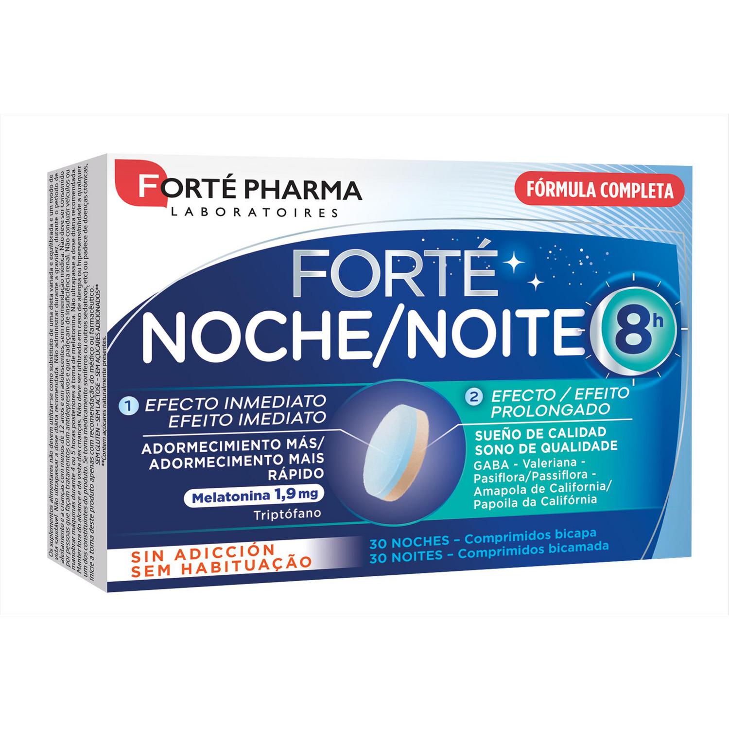 Forté noche 8h Forté Pharma 30 comprimidos. en Ahorramercado.com