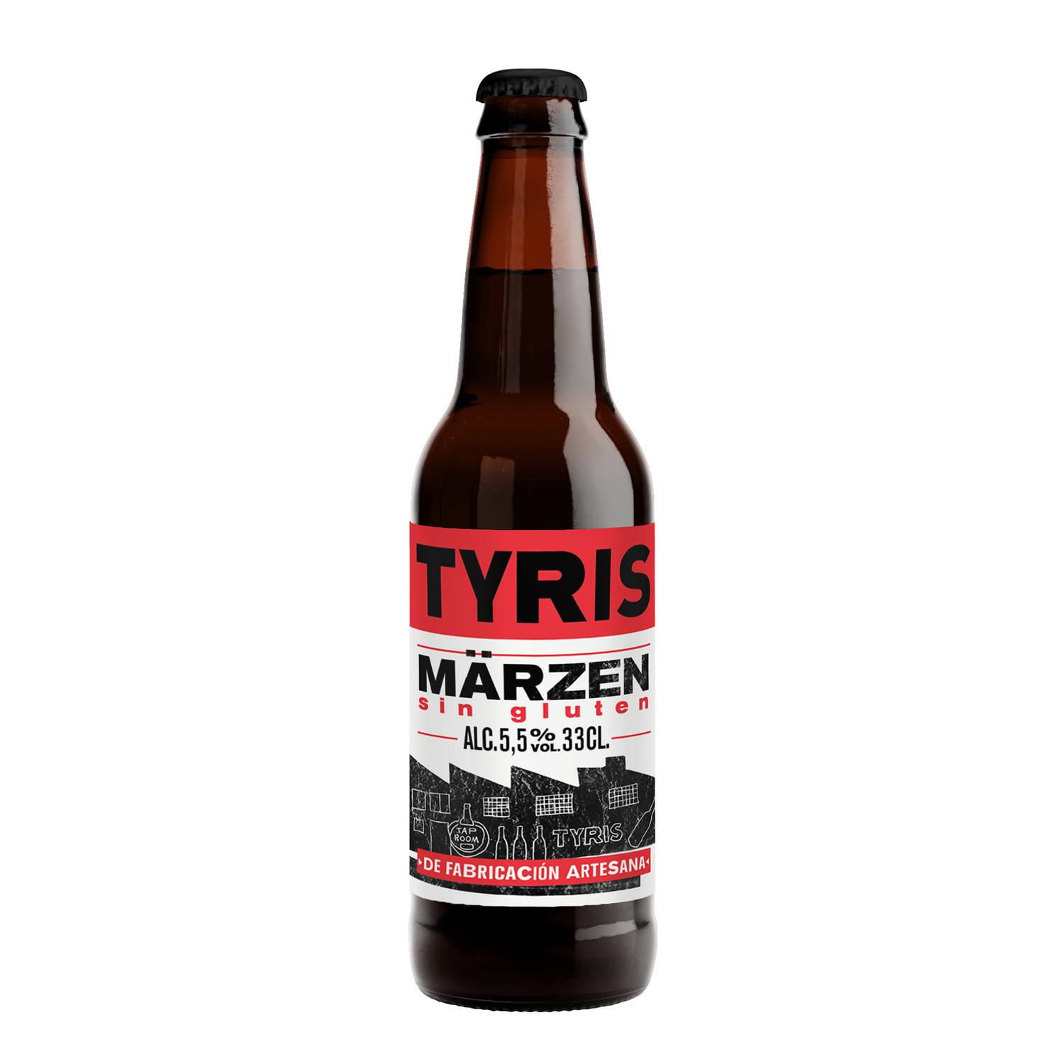 Cerveza artenasa Tyris Märzen sin gluten botella 33 cl. en ...