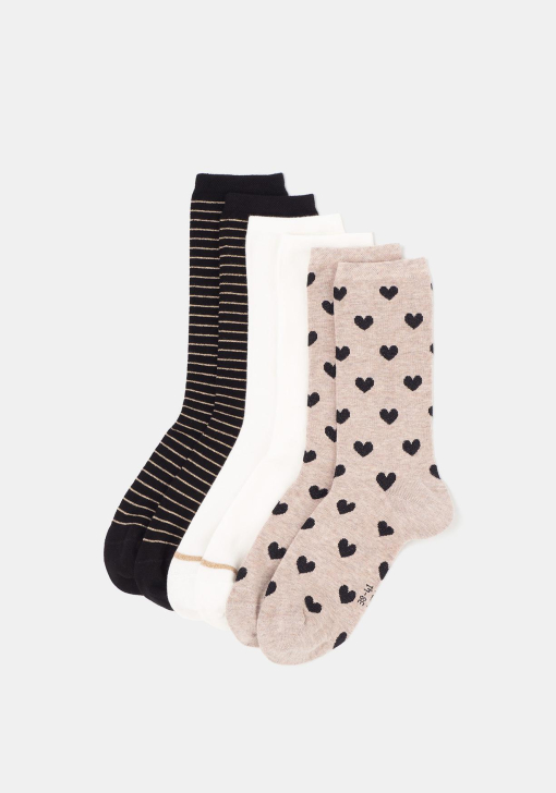 Pack 3 calcetines de algodón de Mujer TEX | Ofertas Carrefour Online