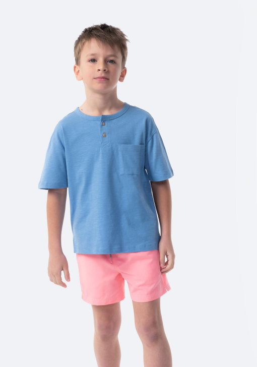 Bermuda de baño lisa con cintura elástica de Niño TEX | Ofertas ...