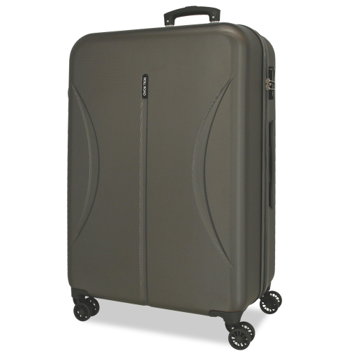 Maleta Mediana Trolley Rigída 65x46x25 cm, 8 ruedas, Roll Road ...