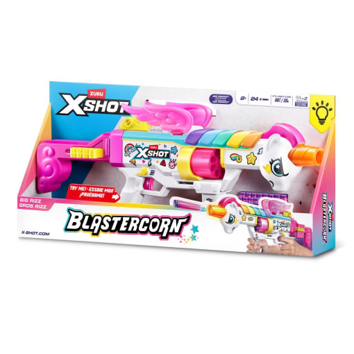 X-Shot Lanzador Blastercorn Unicorn con 24 Dardos, +8 años | Ofertas ...