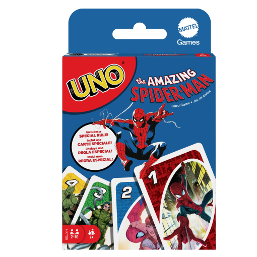 Mattel Games Uno The Amazing Spider-Man, Juego de cartas +7 años ...