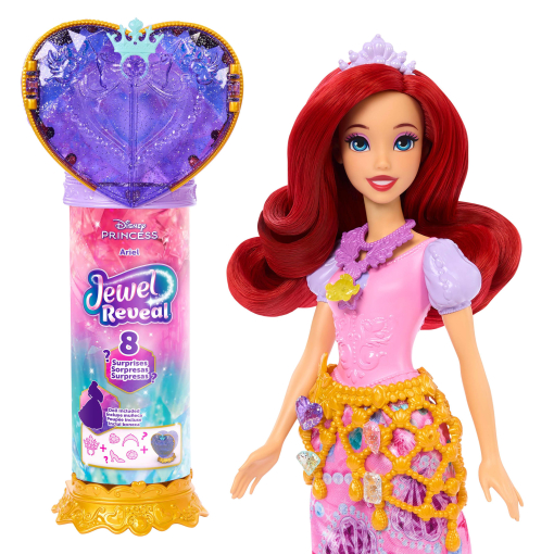 Disney Princess Muñeca Ariel Sorpresa Jewel Reveal, +3 años | Ofertas ...