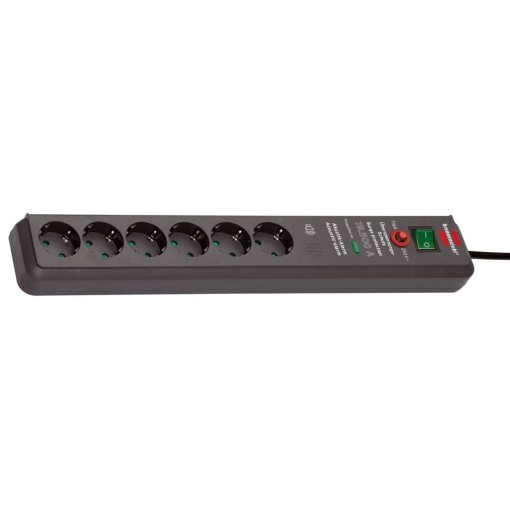 Regleta Alargadera Secure-tec Con 6 Enchufes 3 M Brennenstuhl con ...