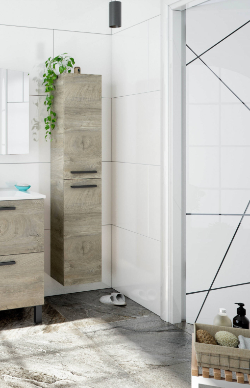 Columna De Baño Suspendida Con Dos Puertas con Ofertas en Carrefour ...