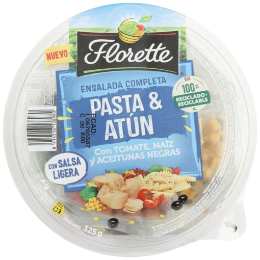 Ensalada pasta y atún 325 g | Supermercado Online Carrefour