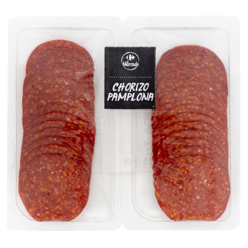 Chorizo de Pamplona en lonchas Carrefour El Mercado 2x112,5 g ...
