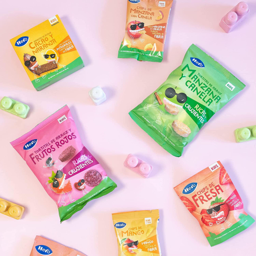 Snack chips de fresa Hero Kids sin gluten 12 g. | Supermercado Online ...