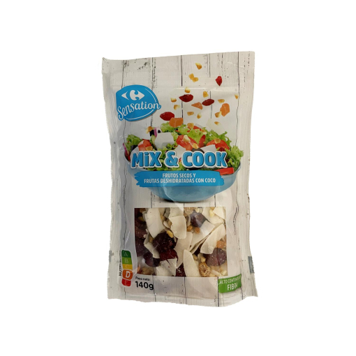 Mezcla de frutos secos con coco deshidratado Mix & Cook Sensation ...