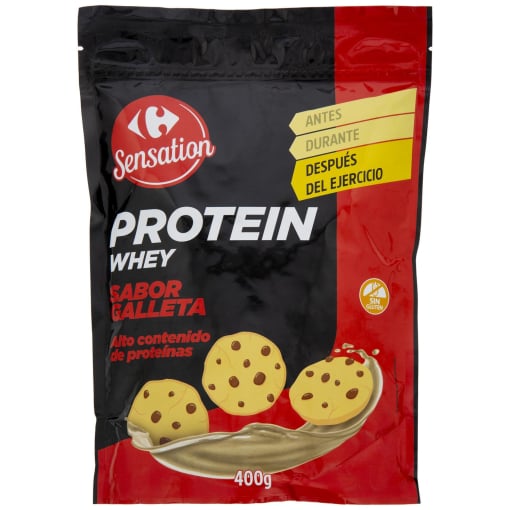 Preparado batido de proteína sabor galleta Whey Protein Sport Sensation ...