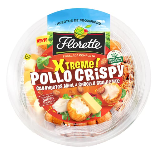 Ensalada xtreme pollo crispy Florette 210 g | Supermercado Online Carrefour