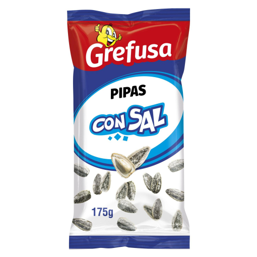 Pipas con sal Grefusa 175 g. | Supermercado Online Carrefour