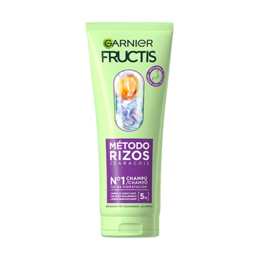 Champú método rizos Garnier Fructis 200 ml. | Supermercado Online Carrefour