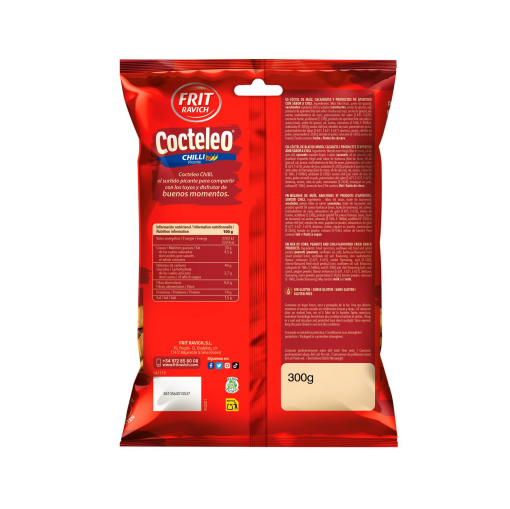 Cocktail de frutos secos sabor chilli Cocteleo sin gluten 300 g ...
