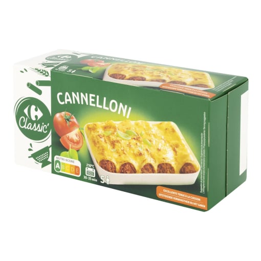 Pasta canelones Carrefour Classic 250 g. | Supermercado Online Carrefour