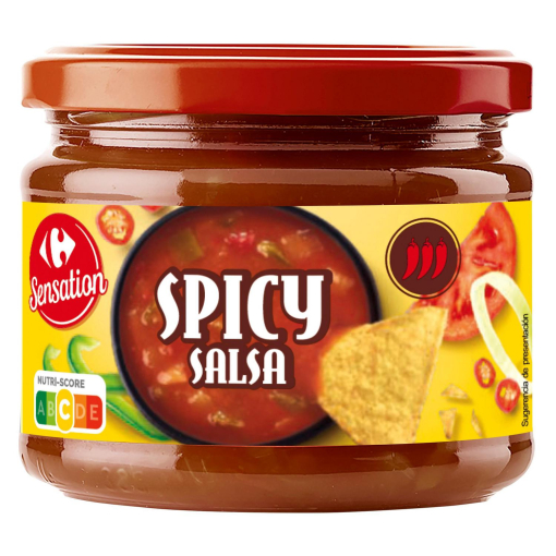Salsa mexicana picante Spicy Sensation Carrefour 315 g. | Supermercado ...