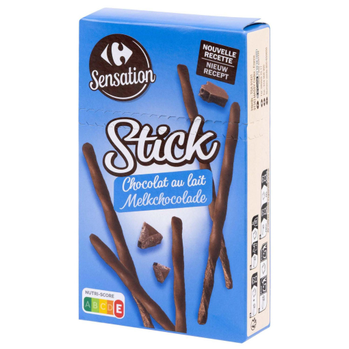Sticks de chocolate con leche Carrefour Sensation 90 g. | Supermercado ...