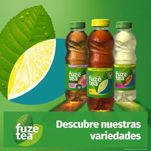 Fuze Tea té verde y maracuya botella 500 ml. | Supermercado Online ...